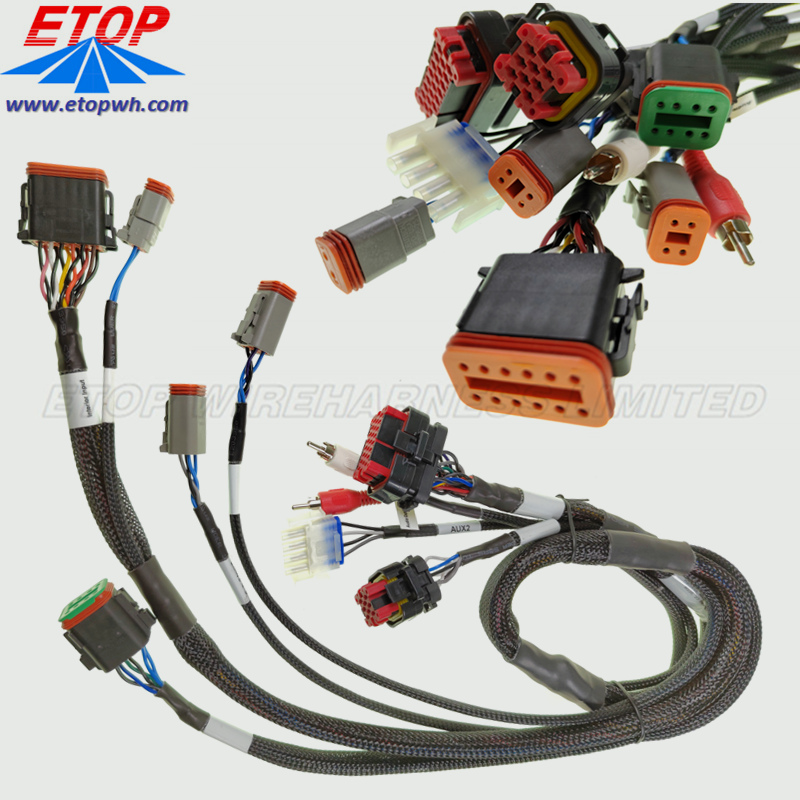 Custom Automobile Wiring Harness Cable Assemblies Kit | Etop