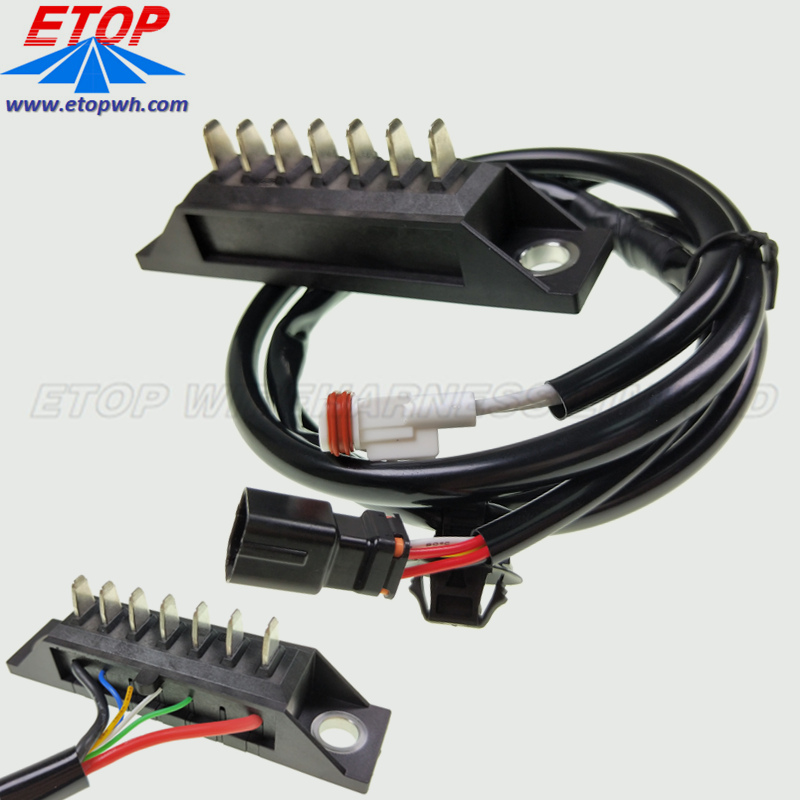 Custom Bicycle Ev Battery Connector Cable Assembly Etop